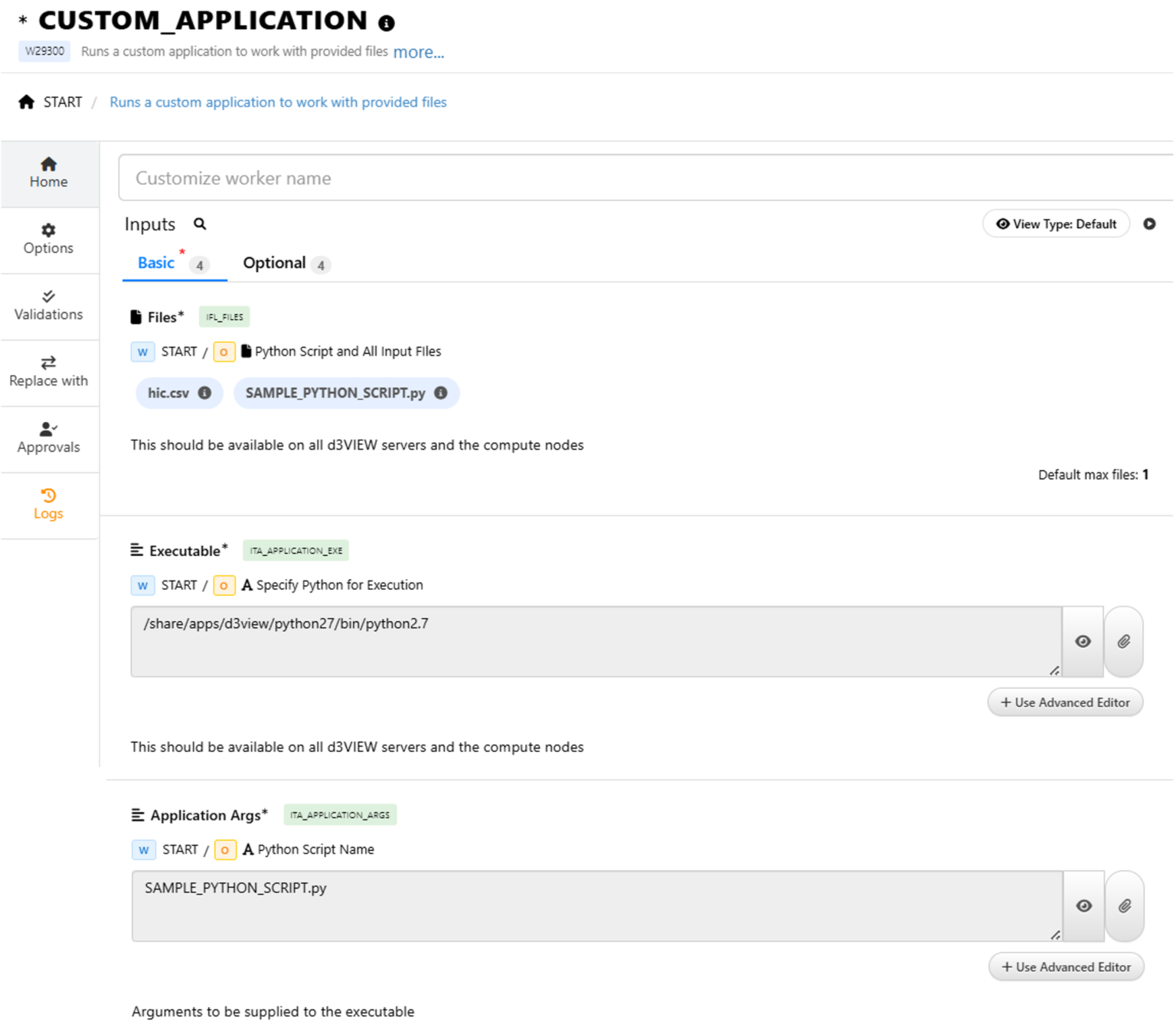 Running Python Script with d3VIEW – d3VIEW